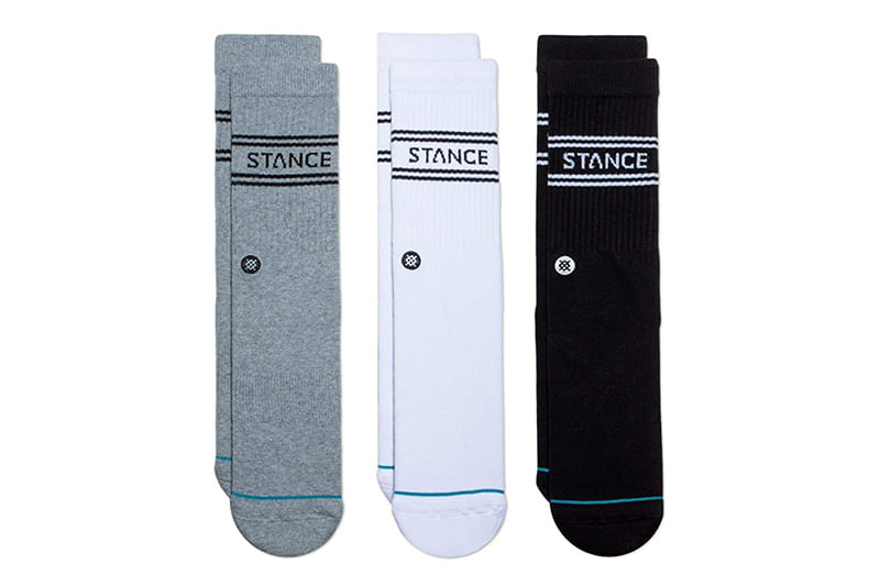 Calcetines STANCE BASIC 3 PACK CREW Multicolor - Foot on Mars