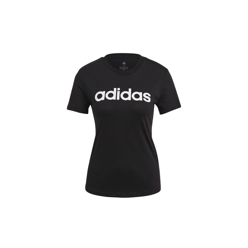 Camiseta ADIDAS ESSENTIALS SLIM LOGO negra - Atleet