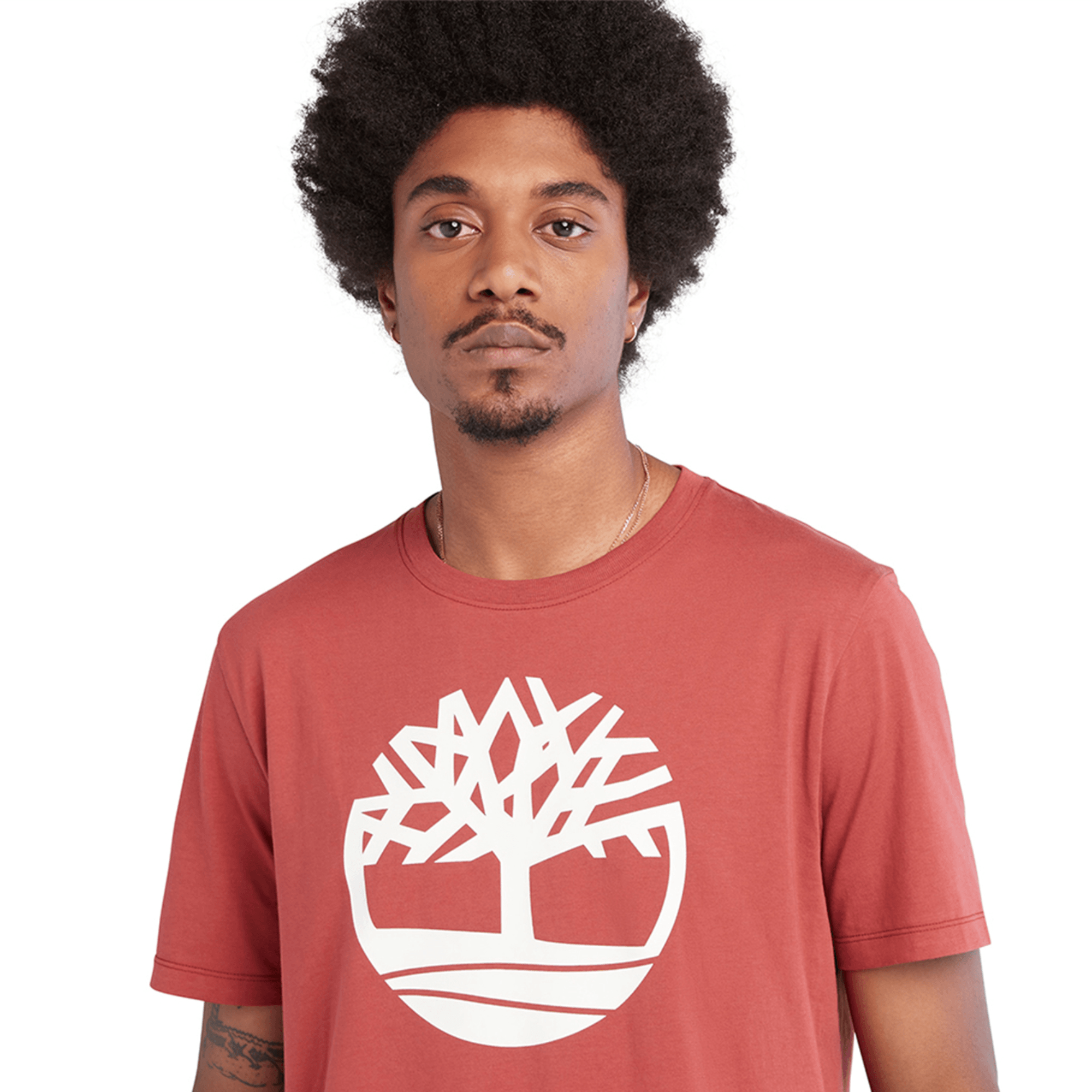 Camiseta Kbec river tree Roja - Foot on Mars